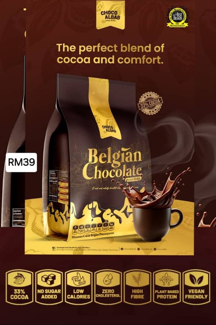Belgian Chocolate Drinks Choco Albab, Food & Drinks, Beverages on Carousell