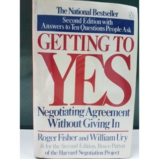 Book Title Getting to yes By Roger Fisher & William Ury, Hobbies & Toys ...