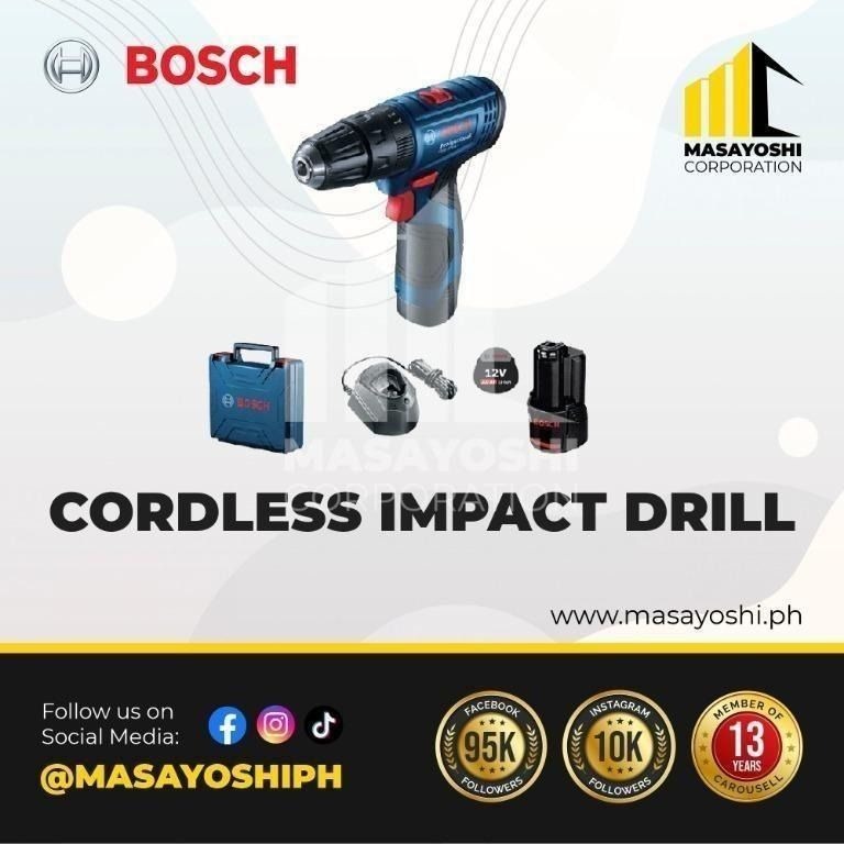 Bosch GSB 120 LI Cordless Impact Drill Driver | Drill | Hand Drill ...