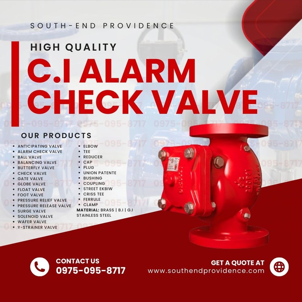 Cast Iron Alarm Check Valve 100mm, Commercial & Industrial ...