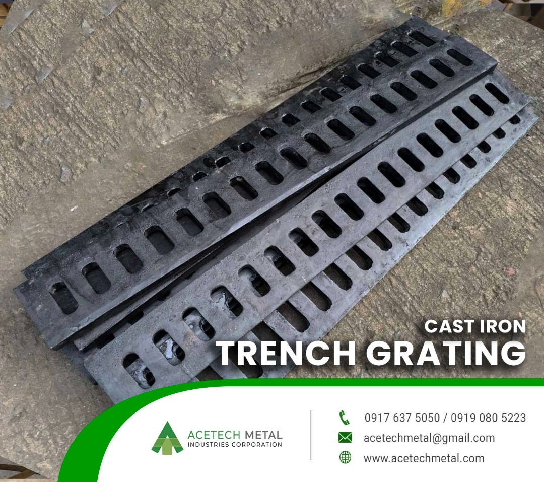 Cast Iron Trench Grating 1m, Commercial & Industrial, Construction ...