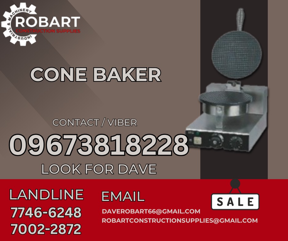 CONE BAKER, Commercial & Industrial, Industrial Equipment on Carousell