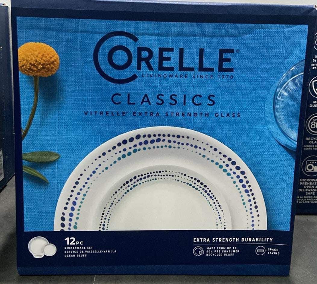 Corelle 12pc set, Furniture & Home Living, Kitchenware & Tableware ...
