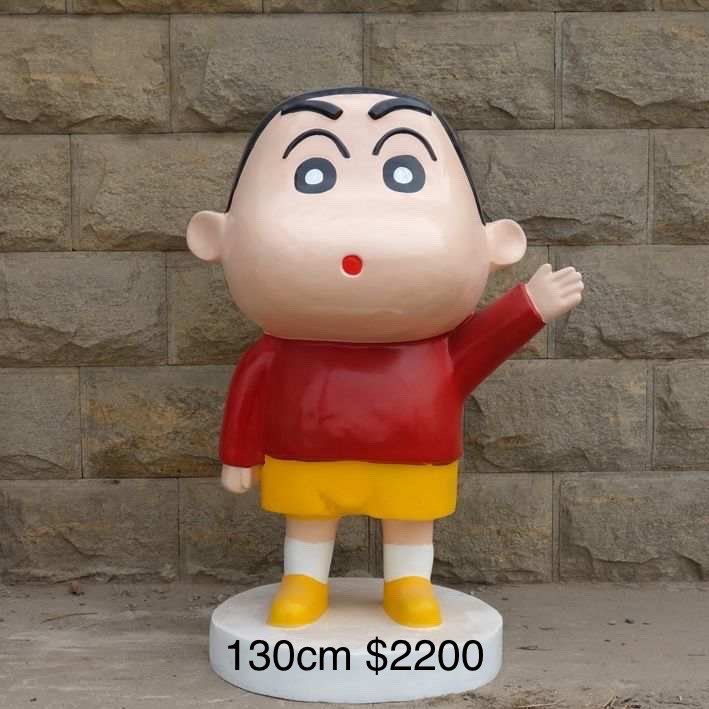 (Custom) 100cm Life Size Crayon Shin Chan Statue Sculpture Cartoon ...
