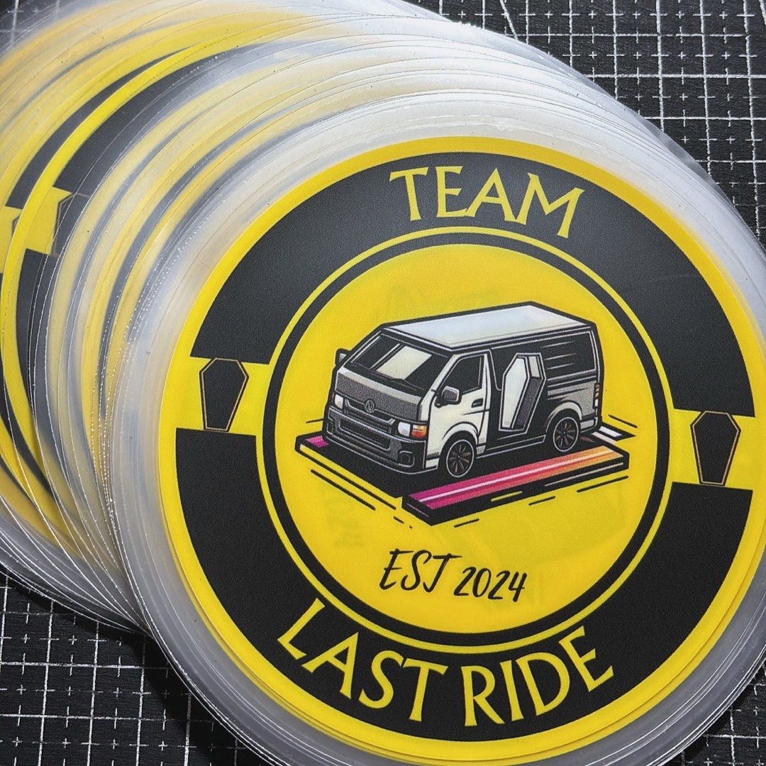 Custom Static Cling Windscreen Decals Car/Bike Club/Team/Condominium ...