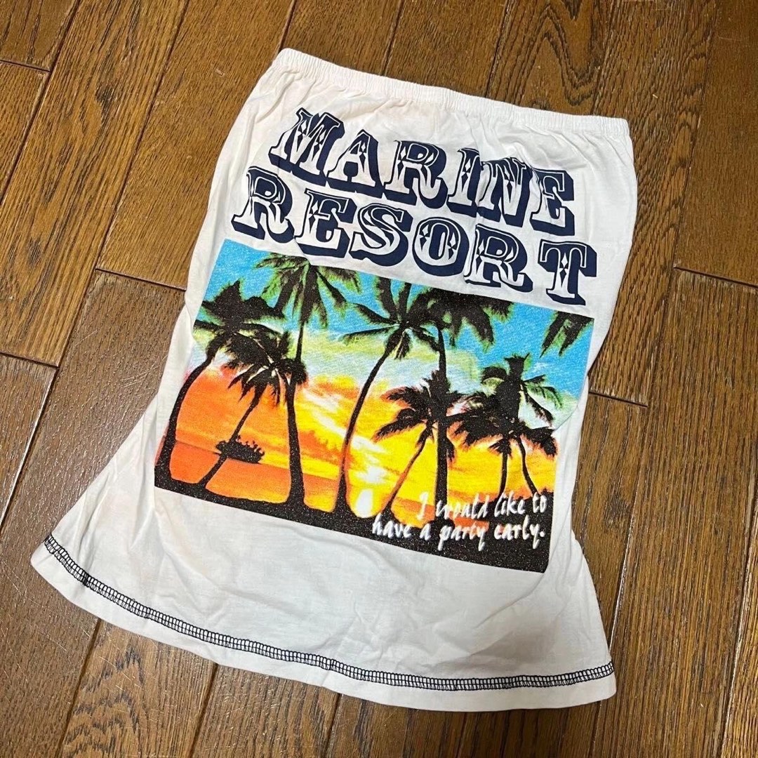 D.I.A tropical tube top, Women's Fashion, Tops, Others Tops on Carousell