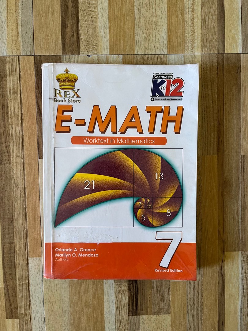 E-Math 7 Revised Edition, Hobbies & Toys, Books & Magazines, Textbooks ...