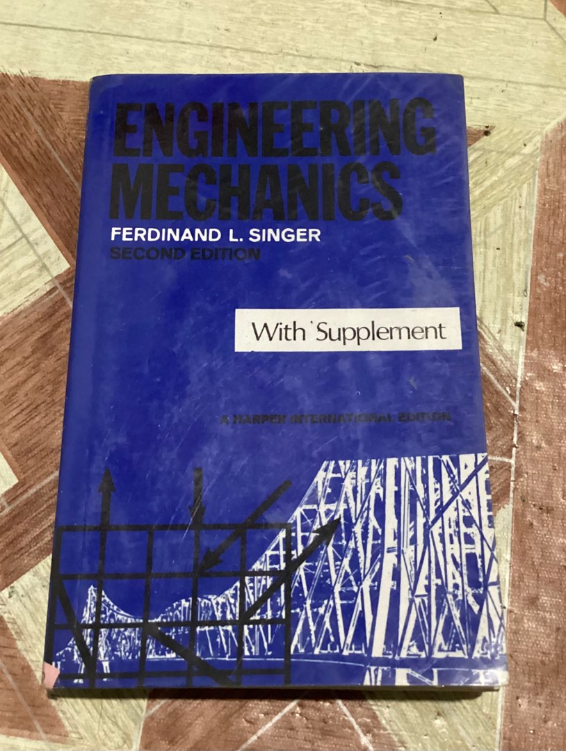 ENGINEERING MECHANICS (Singer, 2nd ed), Hobbies & Toys, Books ...