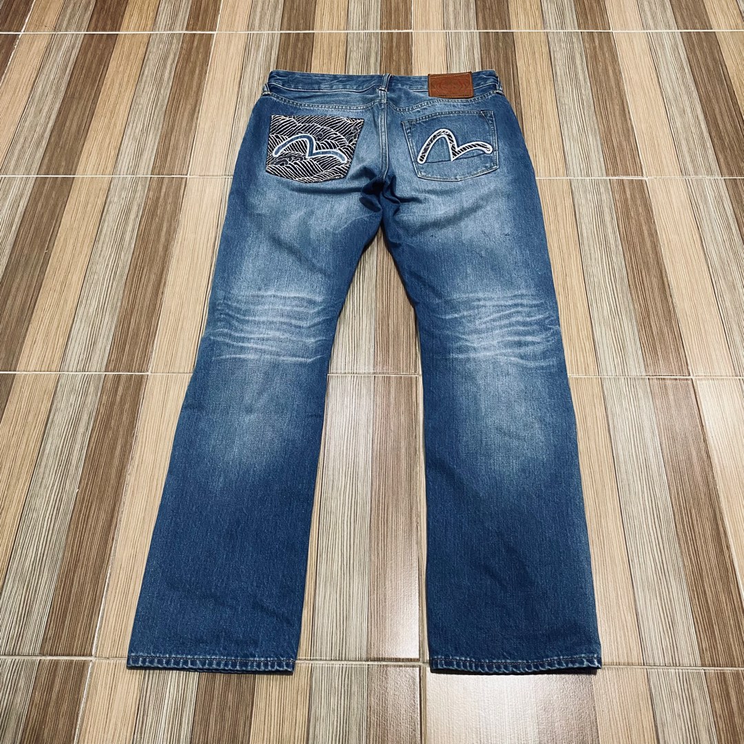 Evisu Selvedge Denim Pants, Men's Fashion, Bottoms, Jeans on Carousell