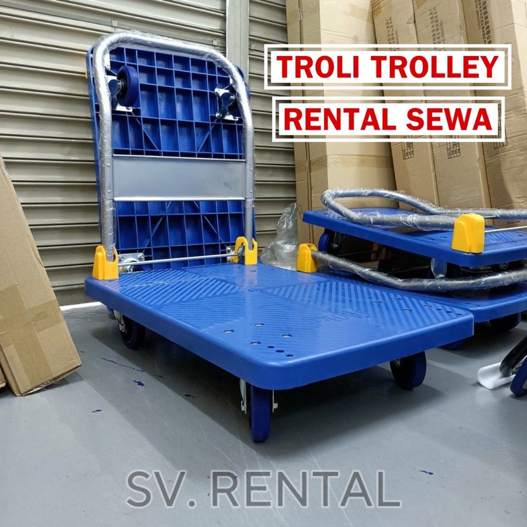 For Rent Sewa Trolley Troli 400kg RM30, Furniture & Home Living ...