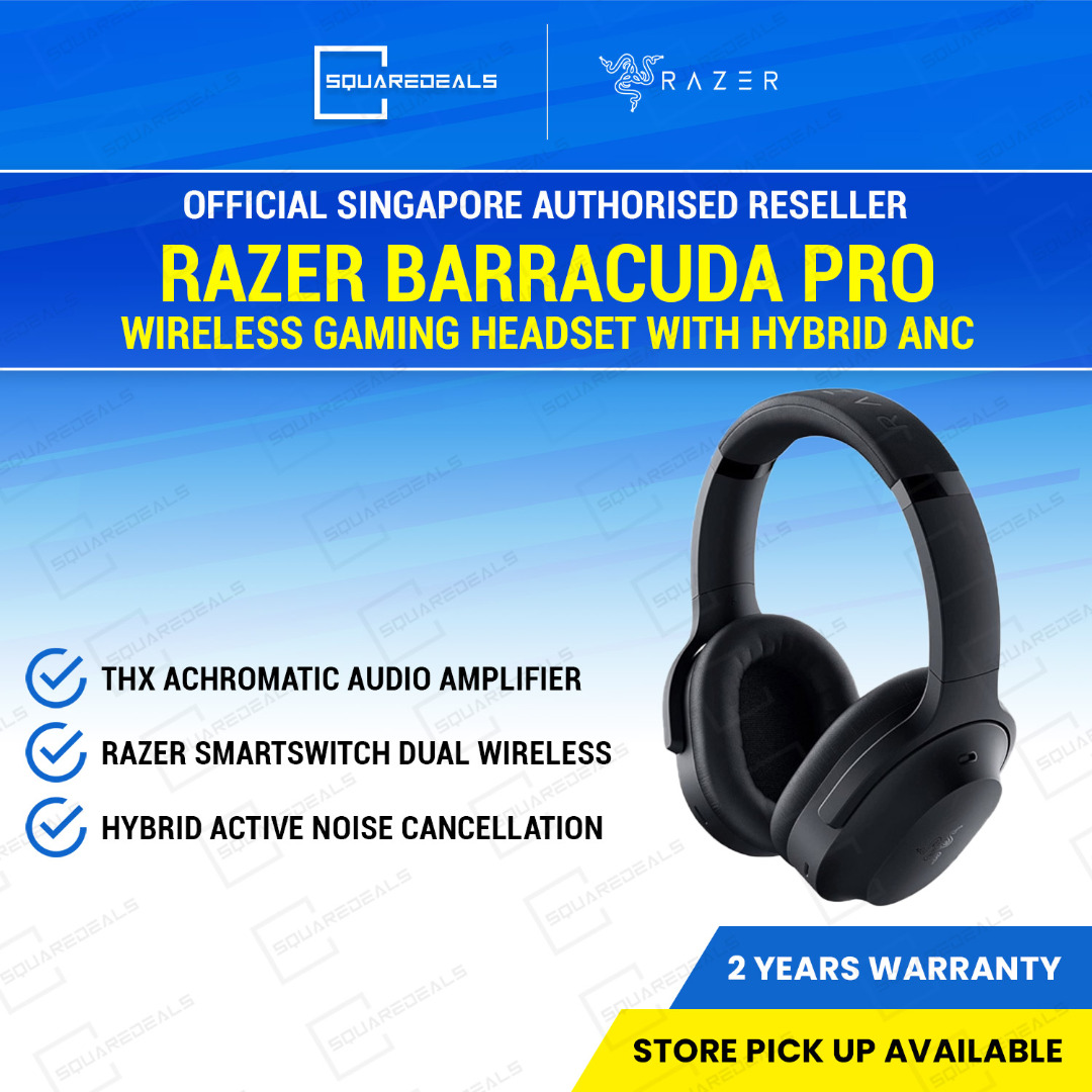 (FREE DELIVERY) Razer Barracuda Pro Wireless Gaming Headset with Hybrid ...