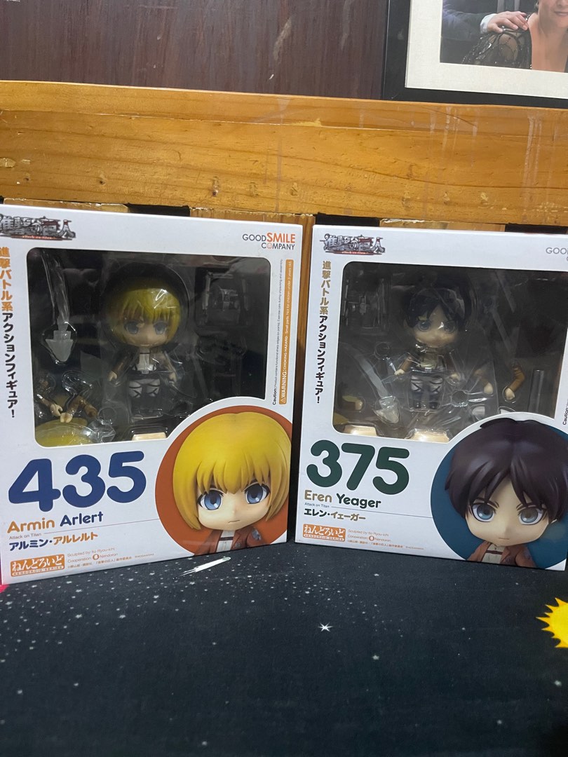 FS: Eren & Armin (AOT, 1st Season) Nendoroids, Hobbies & Toys, Toys ...