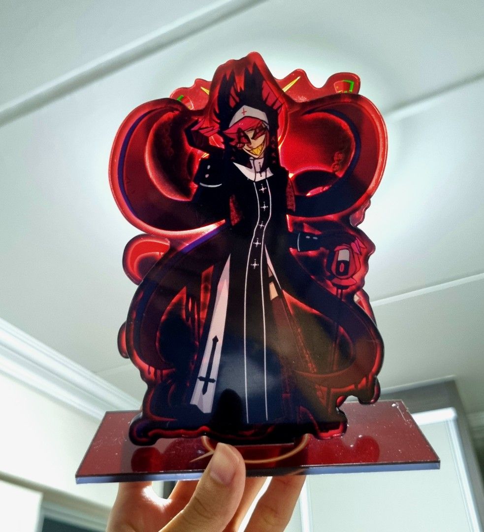 Hazbin Hotel Lucifer & Alastor Standee, Hobbies & Toys, Memorabilia ...