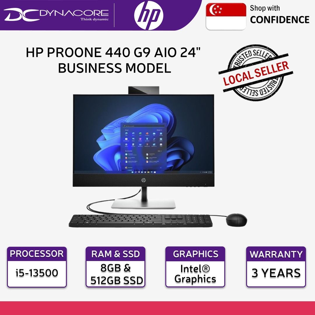 HP Pro One 440 G9 AIO 24" BUSINESS MODEL All-In-One (Intel Core i5 ...