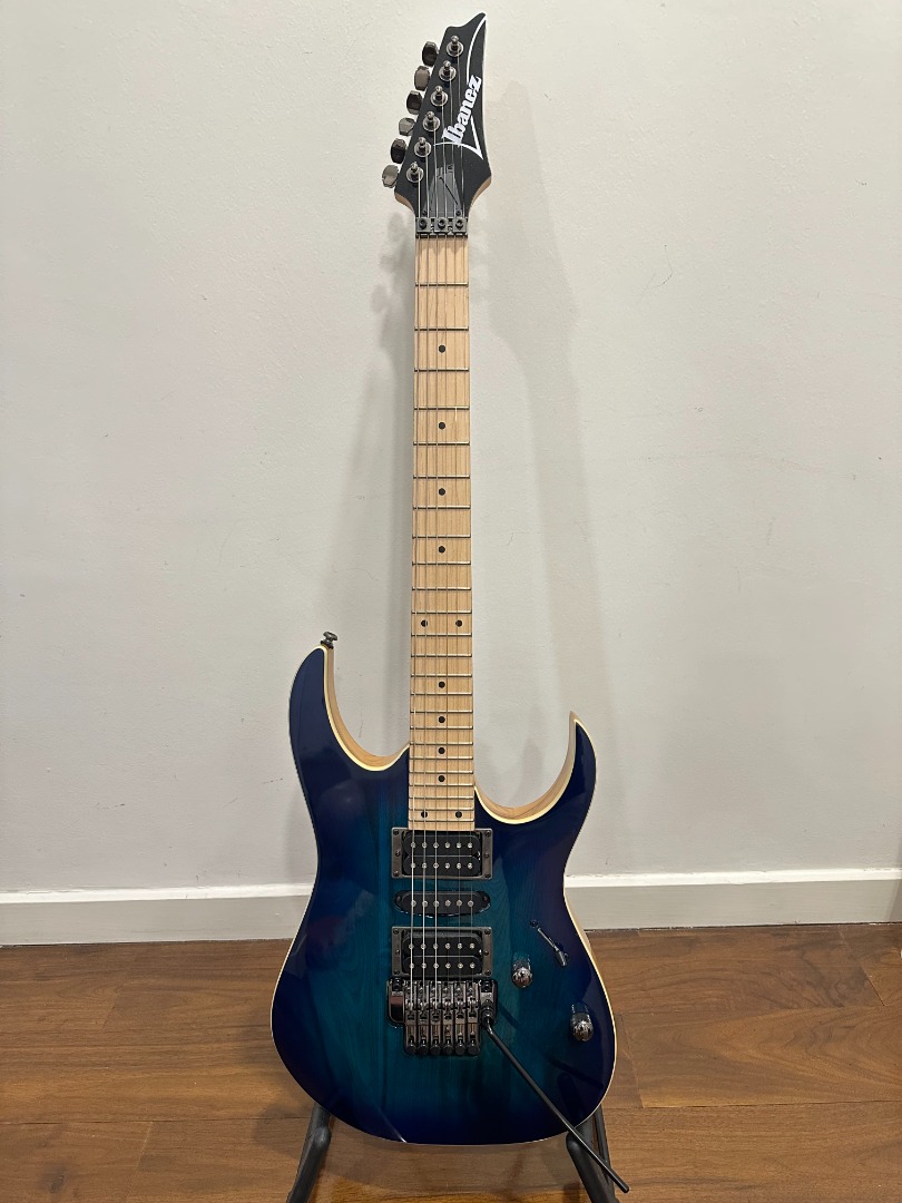 IBANEZ - RG370AHMZ BMT Floyd Rose Electric Guitar – Blue Moon Burst ...