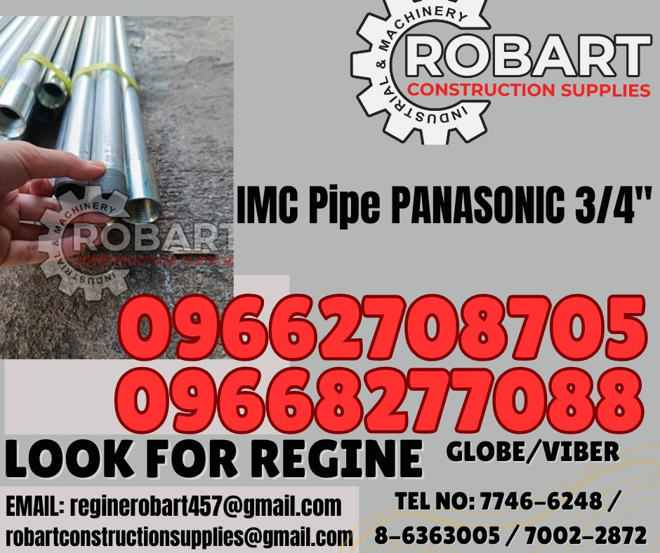 IMC Pipe PANASONIC 3/4", Commercial & Industrial, Construction Tools ...