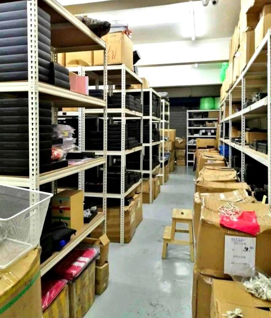 INDUSTRIAL WHITE RACK 8ft x 6ft x 2ft, Furniture & Home Living ...