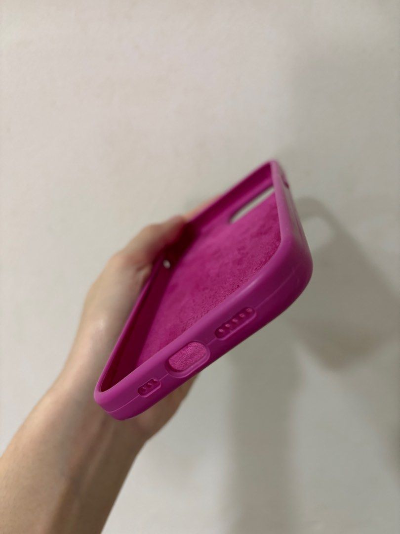 IPHONE 15 PINK SILICONE CASING, Mobile Phones & Gadgets, Mobile ...