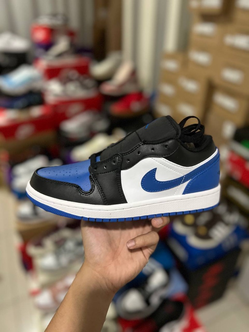 Jordan 1 Low Alternate Royal Toe, Men's Fashion, Footwear, Sneakers on ...