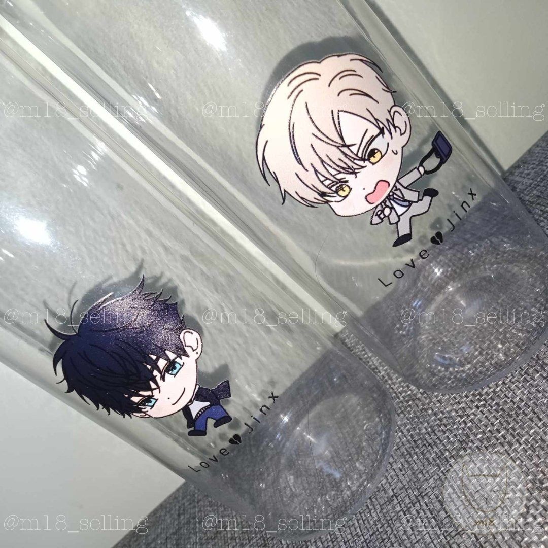 [m18 KR BL MERCH] Love Jinx x Cafe Beon Couple Tumblers, Hobbies & Toys ...