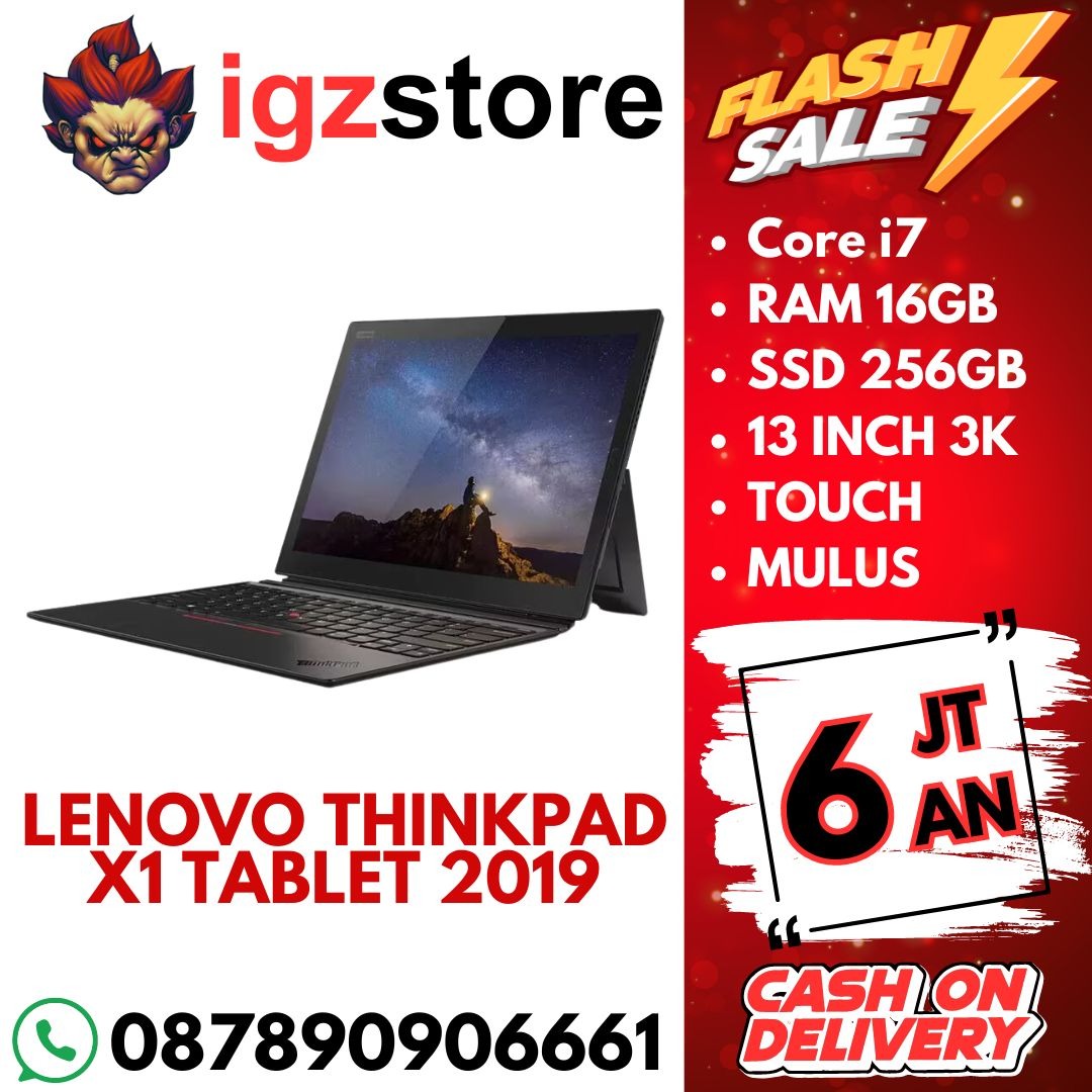LAPTOP HYBRID LENOVO THINKPAD X1 TABLET 2019 I7 16/256 SSD TOUCHSCREEN ...