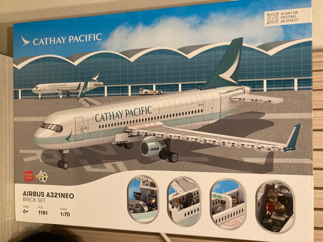 Lego 國泰航空A321, 興趣及遊戲, 玩具 & 遊戲類 - Carousell