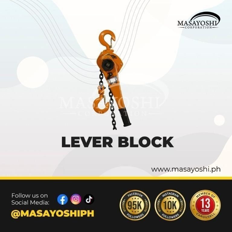 Lever Block Heavy Duty 1.5T x 1.5M | Construction Supplies | Lifting ...