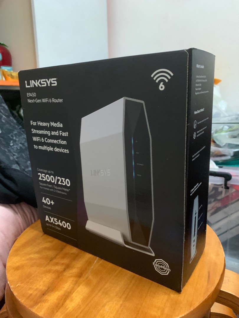 LINKSYS E9450 WiFi 6 Router AX5400路由器, 電腦＆科技, 電腦周邊及配件, Wifi及上網相關產品 ...