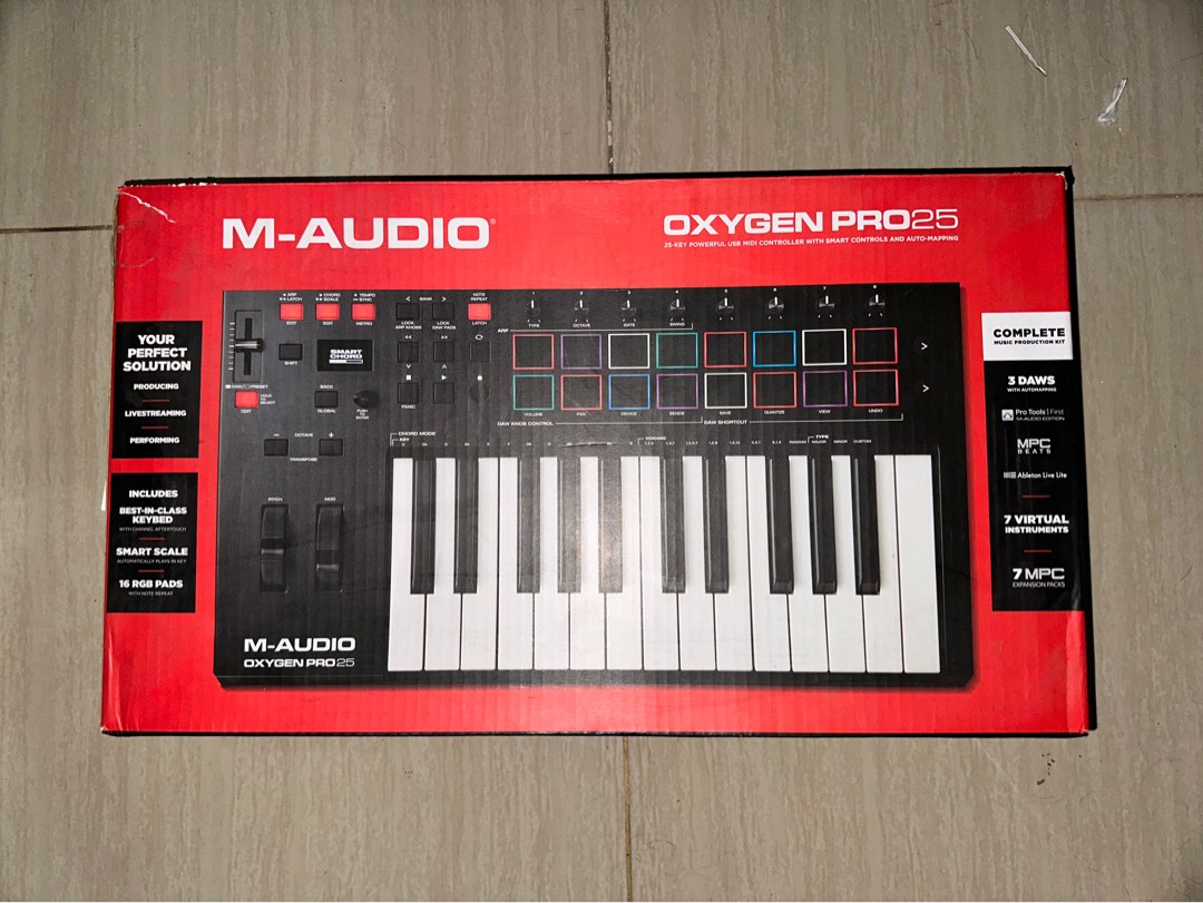 M-Audio Oxygen Pro25, Audio, Portable Music Players on Carousell
