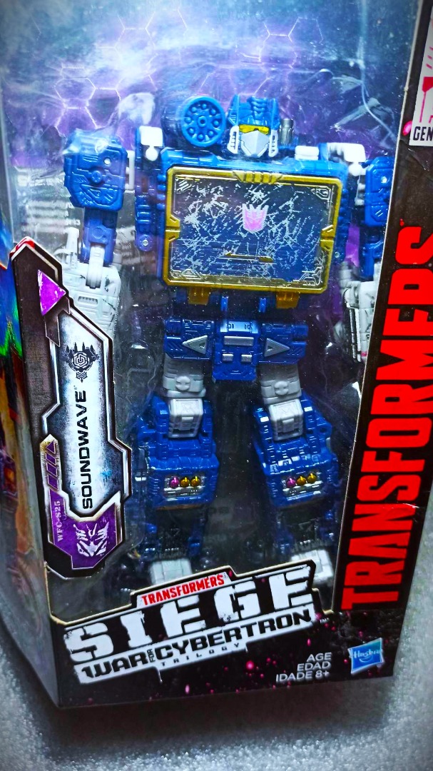 MISB SIEGE SOUNDWAVE Hasbro Voyager Decepticon Transformers, Hobbies ...