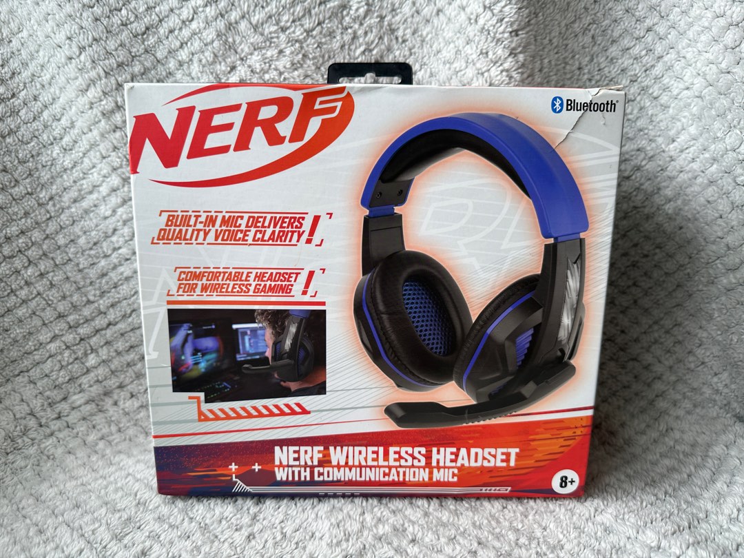 Nerf Gaming Headphone, Audio, Headphones & Headsets on Carousell