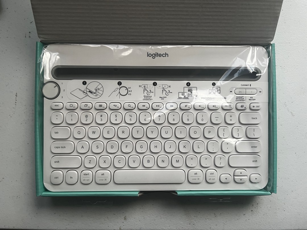 New Logitech Keyboard K480 Computers And Tech Parts And Accessories Computer Keyboard On Carousell