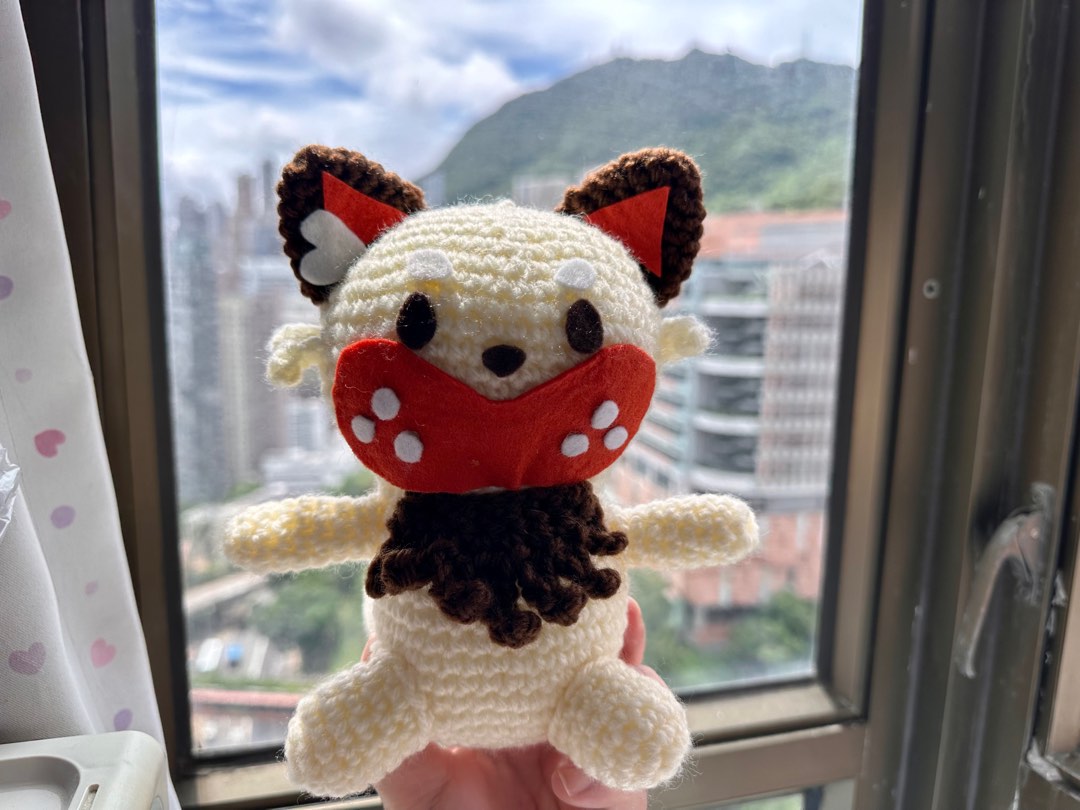 (八月暑假限定！只限預訂！）Nijisanji EN 彩虹社 Mysta Rias Mystake 全人手製作 手工鈎織同人公仔 ...