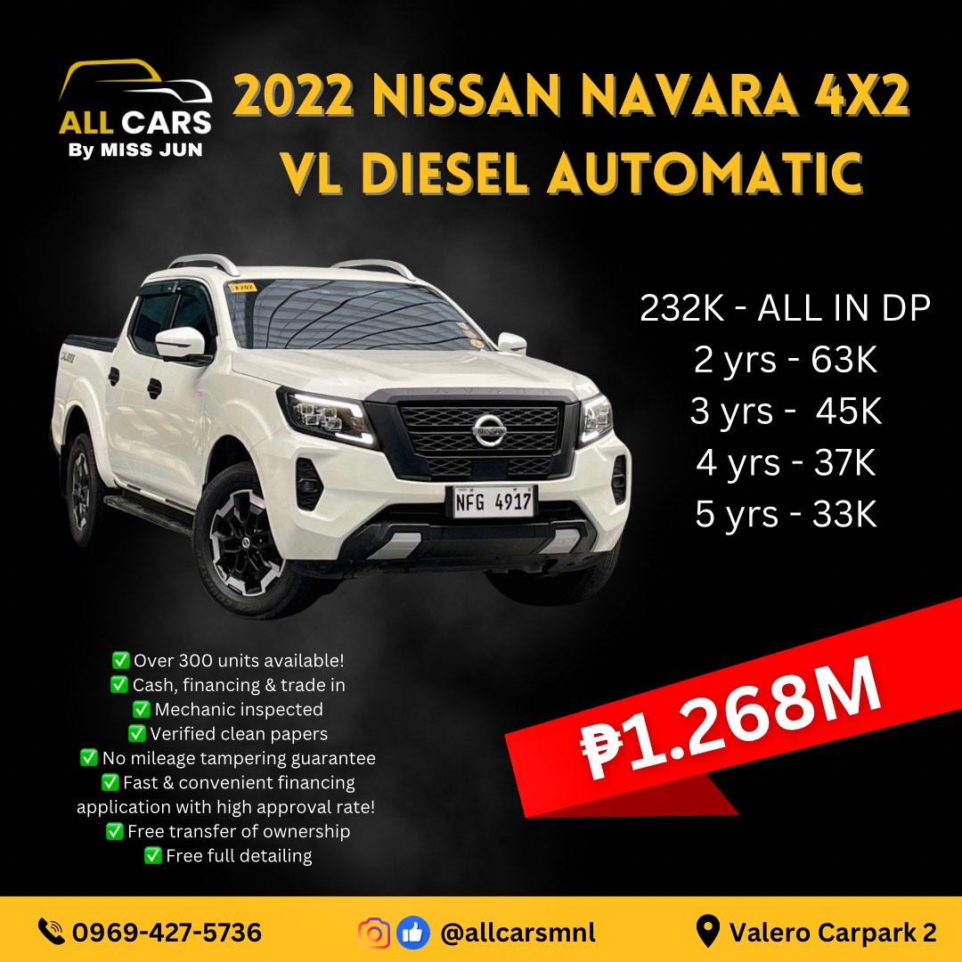 Nissan Navara 4x2 VL Auto, Cars for Sale, Used Cars on Carousell