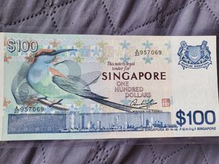 Singapore 20 dollars bird series note, Hobbies & Toys, Memorabilia ...