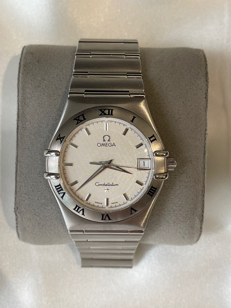 Omega Constellation White Dial Quartz, Luxury, Watches on Carousell