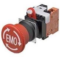 Omron Industrial Automation A22E Emergency Stop Switches, Commercial & Industrial, Construction ...
