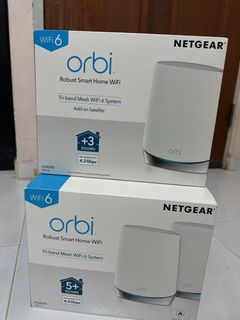 Netgear AX4200 WiFi Mesh System (RBK752) Orbi 750 Series Tri-Band WiFi ...