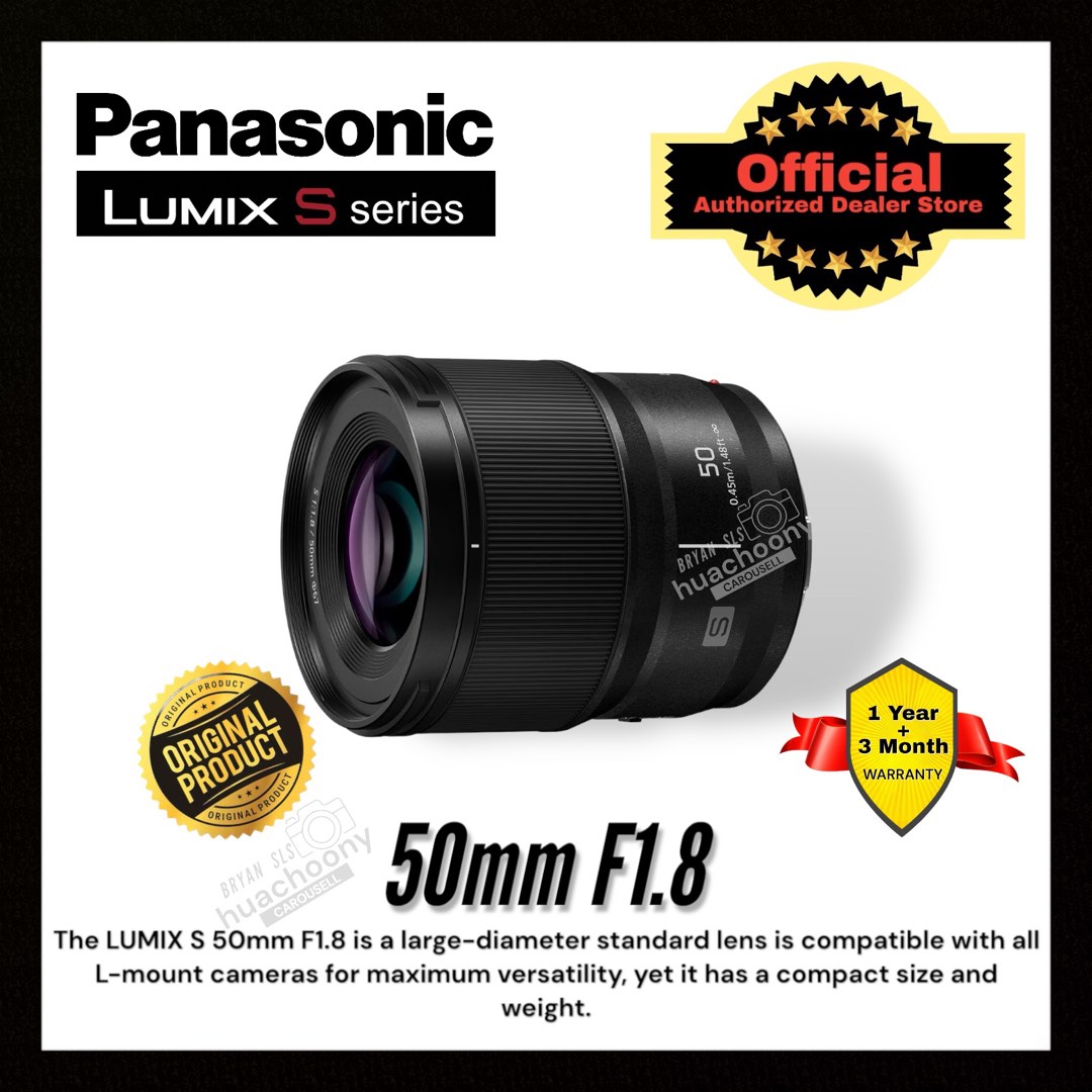 Panasonic 50mm f1.8 FULL FRAME (2024), Photography, Lens & Kits on ...