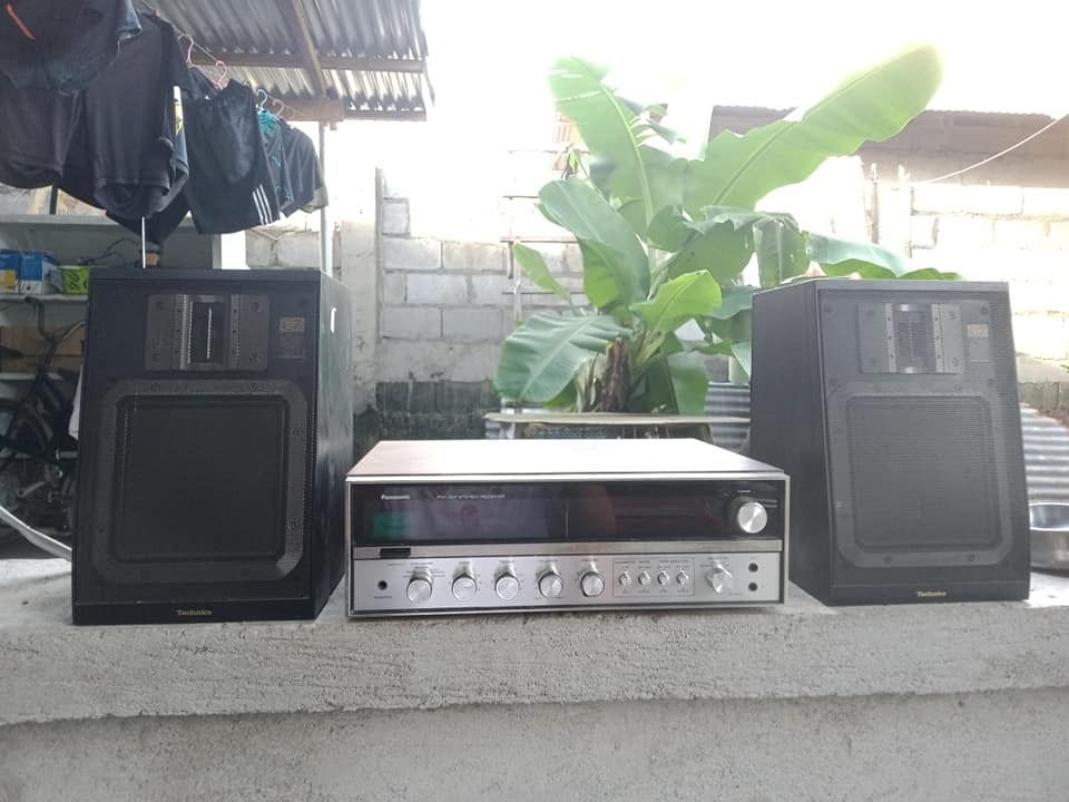 PANASONIC VINTAGE RECEIVER AND SPEAKERS, Audio, Other Audio Equipment ...