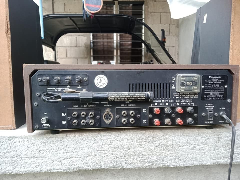 PANASONIC VINTAGE RECEIVER AND SPEAKERS, Audio, Other Audio Equipment ...