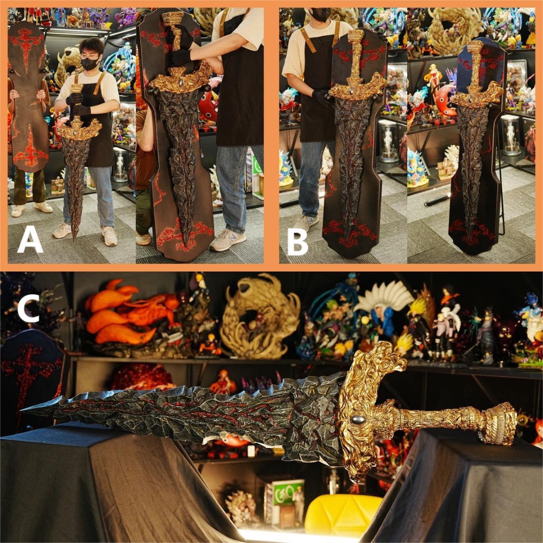 Panda Studio - Maliketh’s Black Blade , Hobbies & Toys, Toys & Games on ...