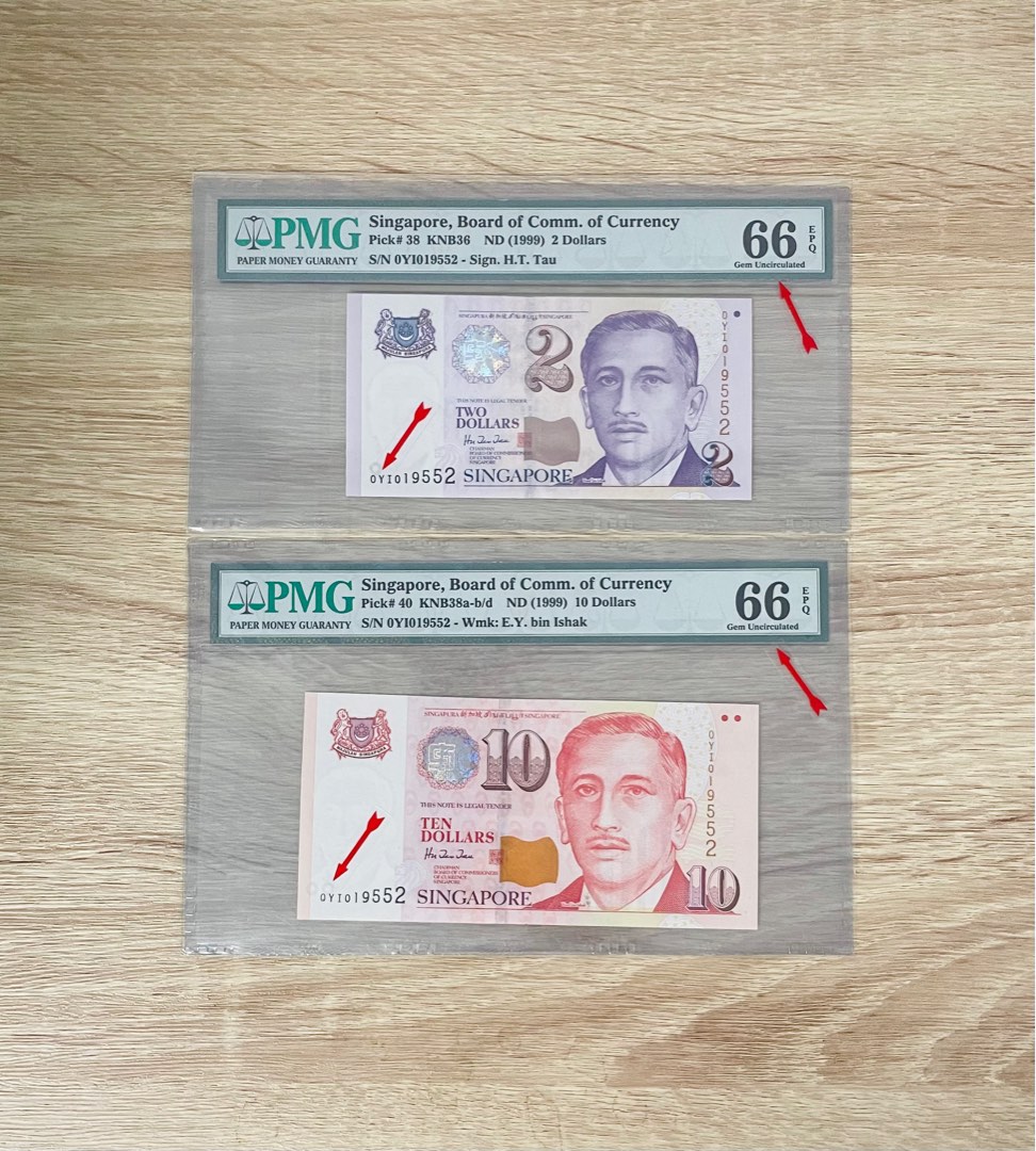 National Day Offer! SG Presidential Notes Collections Prefix 0YI S/N ...