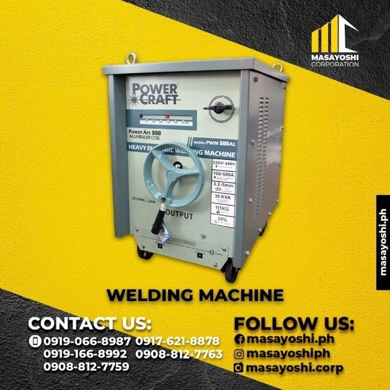 Powercraft AC Transformer ARC 500 Almunimum PWM 500AL | Powercraft | Welding Machine | Welding ...