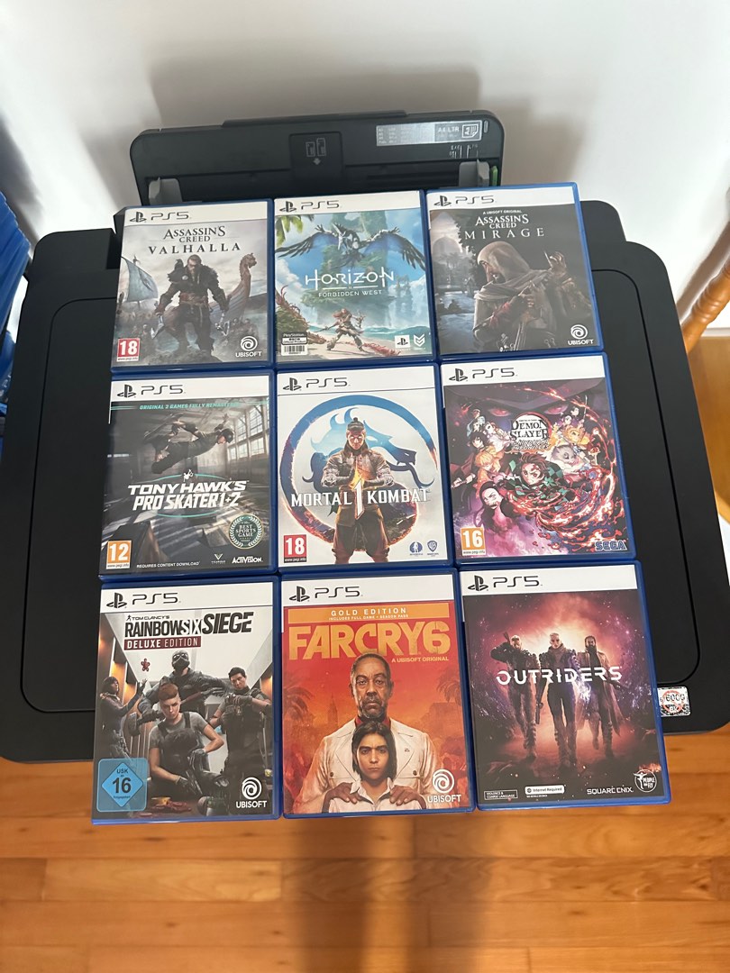 PS5 game Assassin’s Creed Valhalla / Horizon Forbidden West / Assassin ...