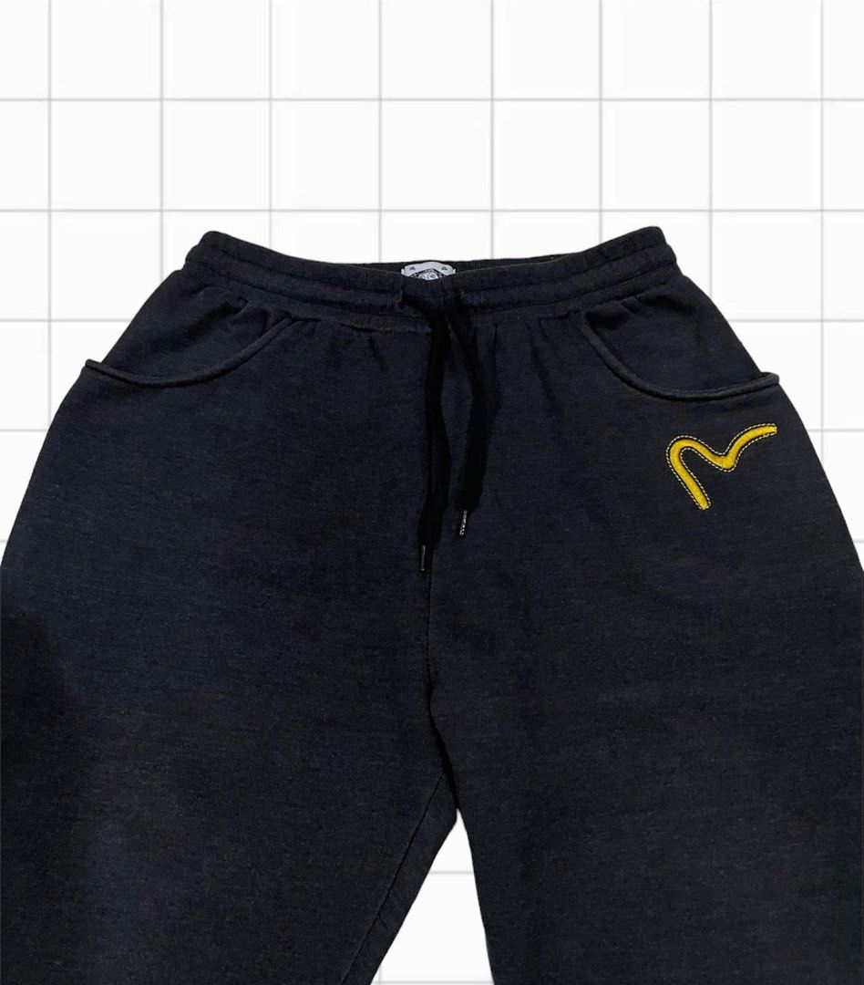 Rare Evisu Daicock Jogger Pants, Men's Fashion, Bottoms, Joggers on ...