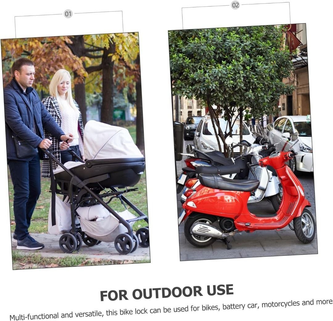 Retractable Steel Cable Lock (Multi-purpose) - Mini Anti Theft Cable ...