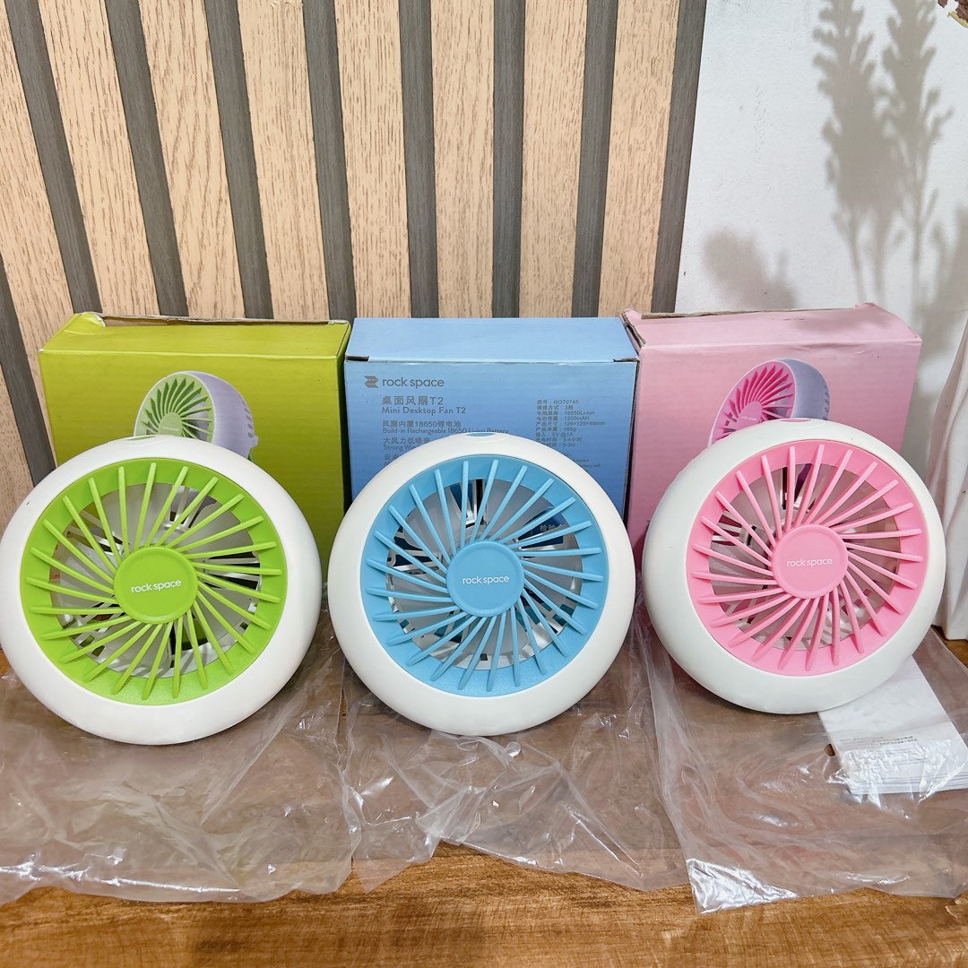 rockspace rechargeable fan, Furniture & Home Living, Lighting & Fans ...