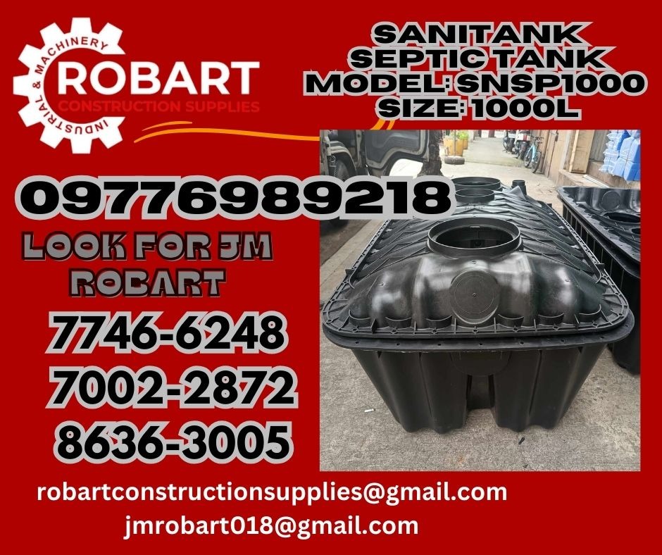 Sanitank septic tank, Commercial & Industrial, Construction Tools ...