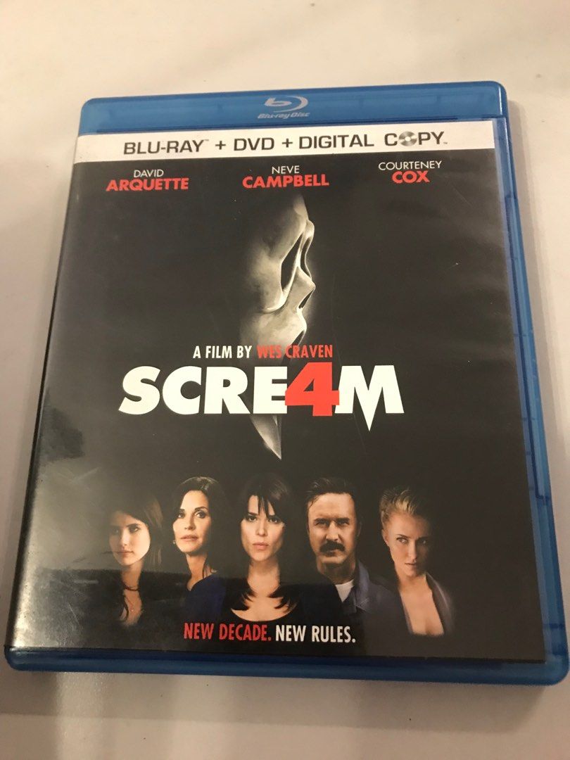 Scream 4 Blu-ray original, Hobbies & Toys, Music & Media, CDs & DVDs on ...